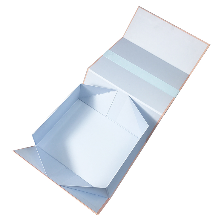 Custom printed foldable wrapping paper magnetic gift box